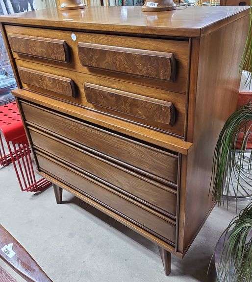 MCM Walnut Dresser - Dixon's Auction at Crumpton