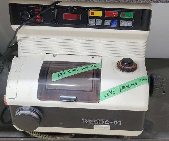 Eye Glass Machine For Lens Grinding - Dixon's Auction at Crumpton
