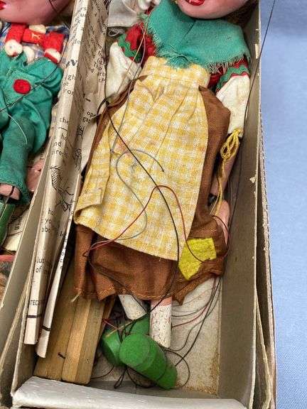 Vintage Pelham Marionettes Puppets W/ Boxes - Dixon's Auction at Crumpton