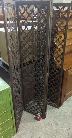 MCM Metal Room Divider - Dixon's Auction at Crumpton