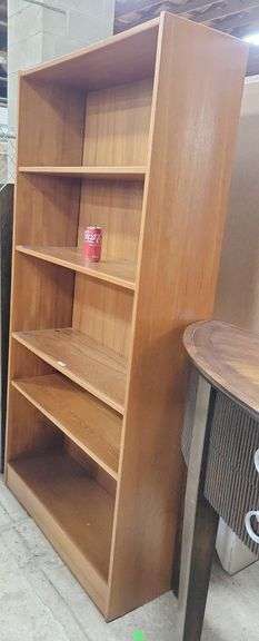 Danish MCM Style Teak Bookcase - Dixon's Auction at Crumpton