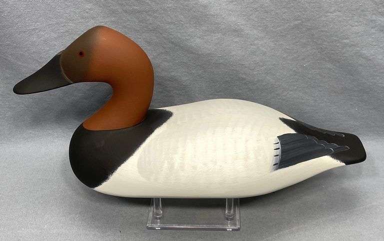Bryan Bodt Canvasback Duck Decoy - Dixon's Auction at Crumpton