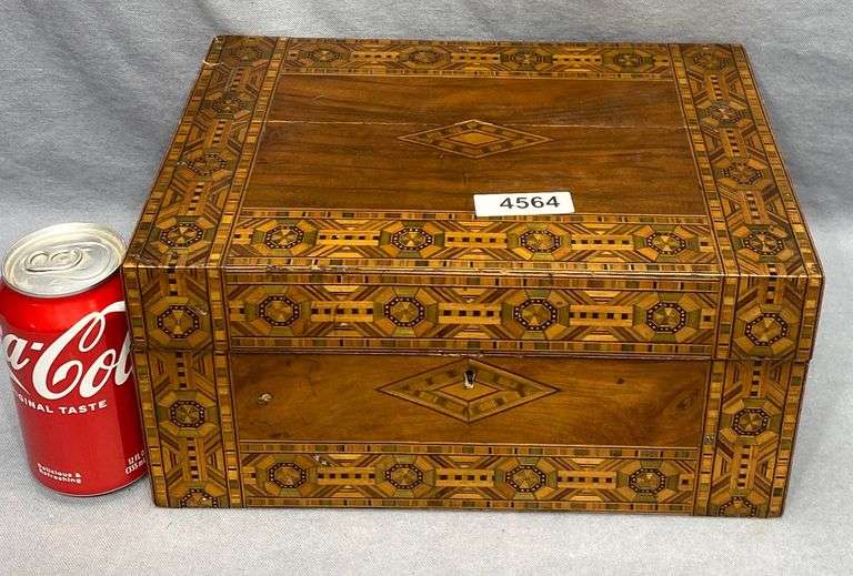 Antique Inlaid Box - Dixon's Auction at Crumpton