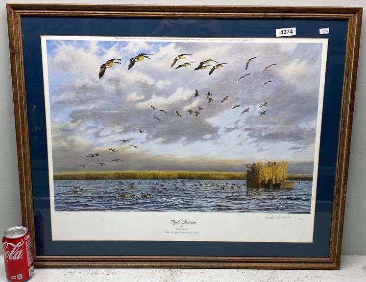 Peter Corbin Flight Pattern Artist Signed Print - Dixon's Auction at ...