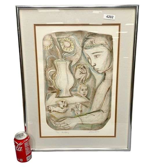 Irving Amen Artist Signed Print - Dixon's Auction at Crumpton