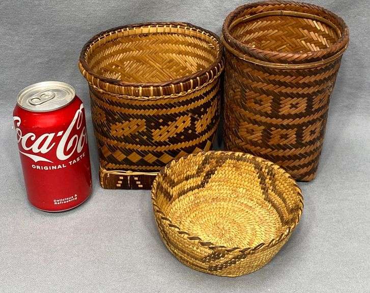 (2) American Indian Basketry Items - Dixon's Auction at Crumpton