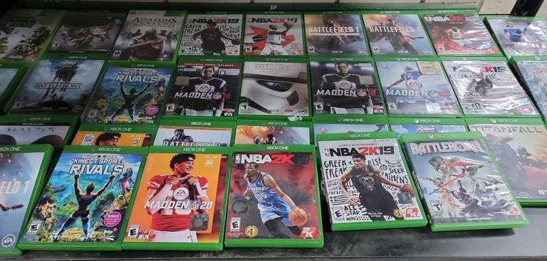 Lot Of Xbox One Games - Dixon's Auction at Crumpton