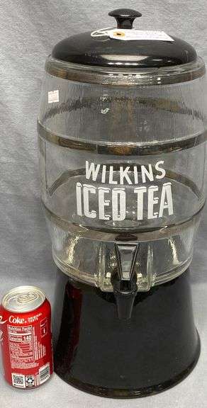 Vintage Wilkins Iced Tea Cooler - Dixon's Auction at Crumpton