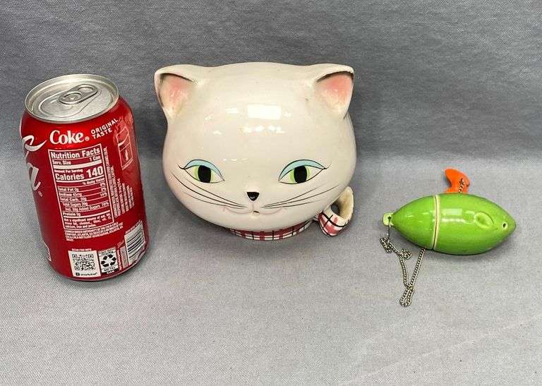 Holt Howard Cozy Kitten String Holder - Dixon's Auction at Crumpton