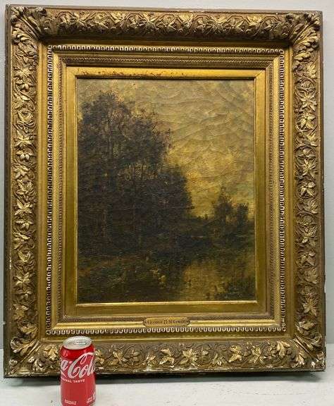 George Hebert Mccord Oil On Canvas Landscape Painting - Dixon's Auction ...