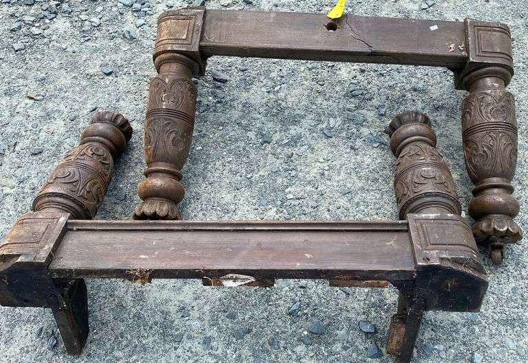 Antique Wood, Carved Table Legs - Dixon's Auction at Crumpton