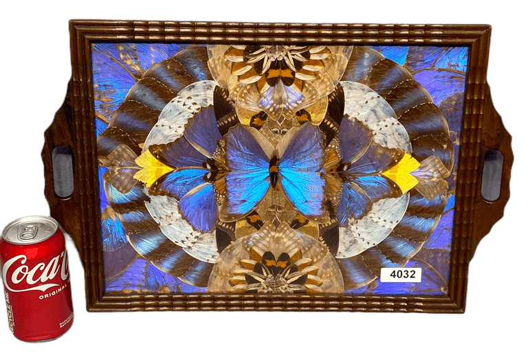 Art Deco Butterfly Wing Tray - Dixon's Auction at Crumpton