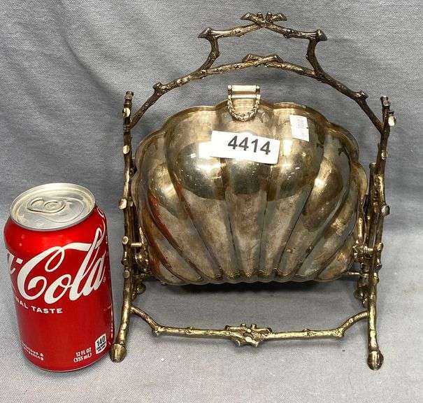 Antique Silverplate Toast Holder - Dixon's Auction at Crumpton