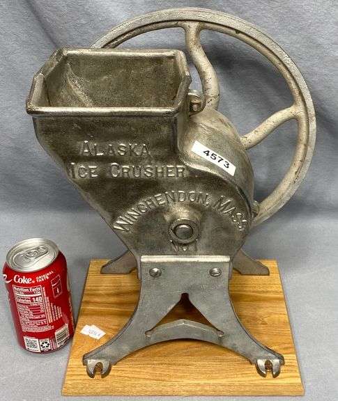 Vintage Alaska Ice Crusher - Dixon's Auction at Crumpton