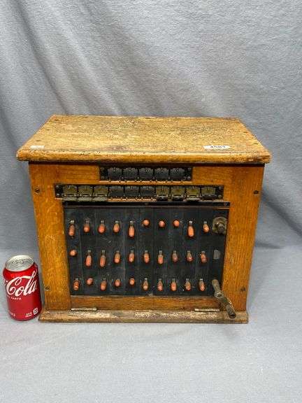 Antique Oak Cased Switchboard - Dixon's Auction at Crumpton