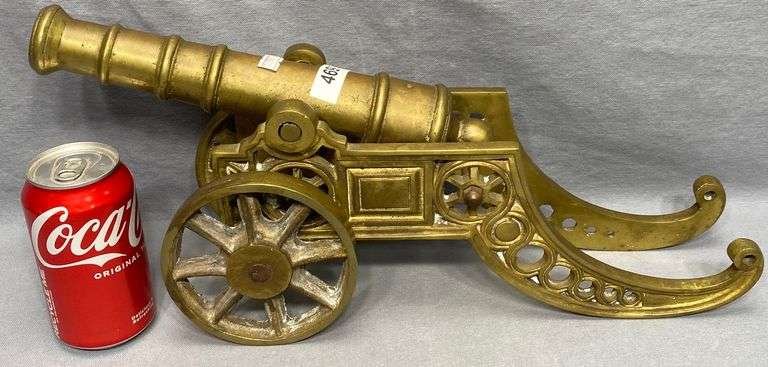 Brass Cannon Model - Dixon's Auction at Crumpton