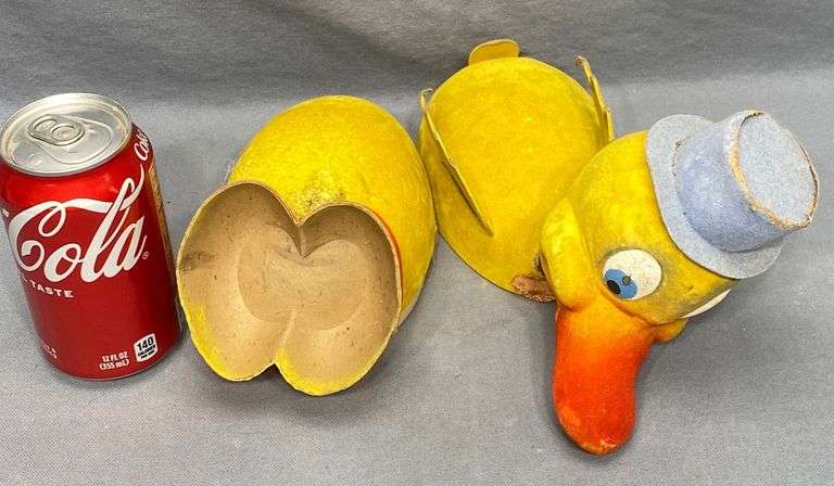 Vintage Easter Duck Candy Container - Dixon's Auction at Crumpton