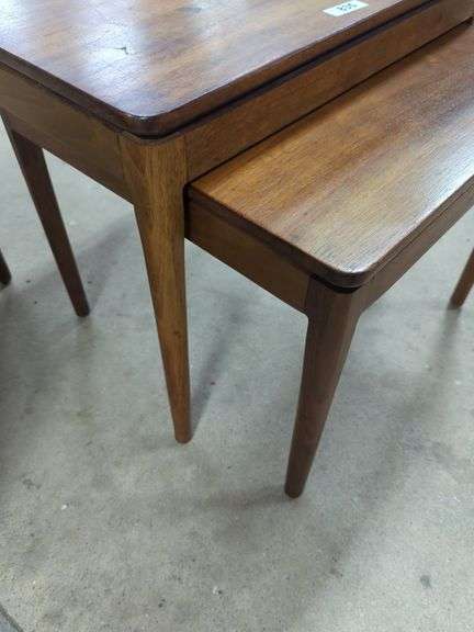 MCM Nesting Tables, Finish Wear - Dixon's Auction at Crumpton