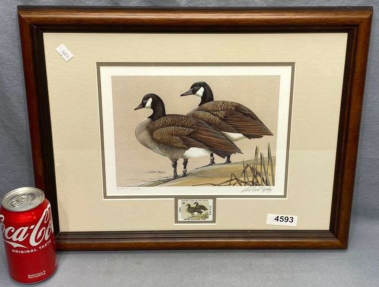 Art Lemay 1989 Virginia State Waterfowl Stamp Print - Dixon's Auction ...