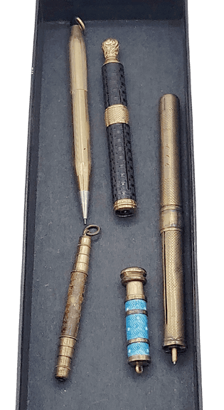 Group Of Vintage & Gold Filled Pens - Dixon's Auction at Crumpton