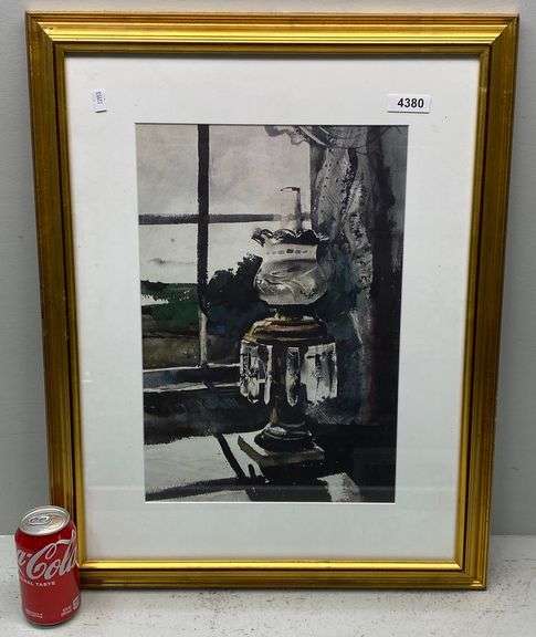 Peter Sculthorpe Print - Dixon's Auction at Crumpton