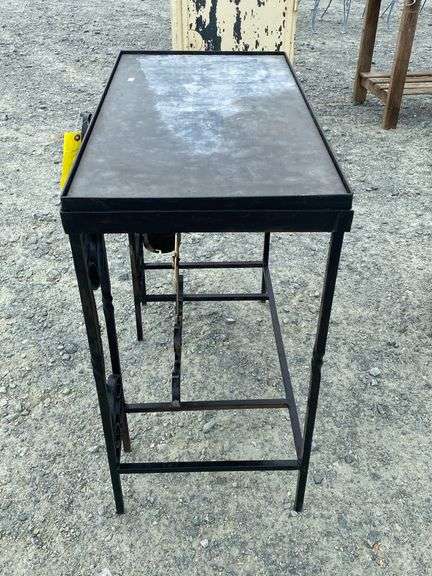 Antique Religious Candle Stand Tithing Table - Dixon's Auction at Crumpton