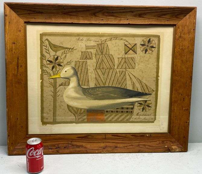 William Mackey Signed Decoy Print - Dixon's Auction at Crumpton