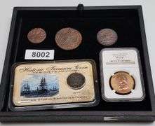 (5) Foreign Copper Coins And Medals - Dixon's Auction at Crumpton