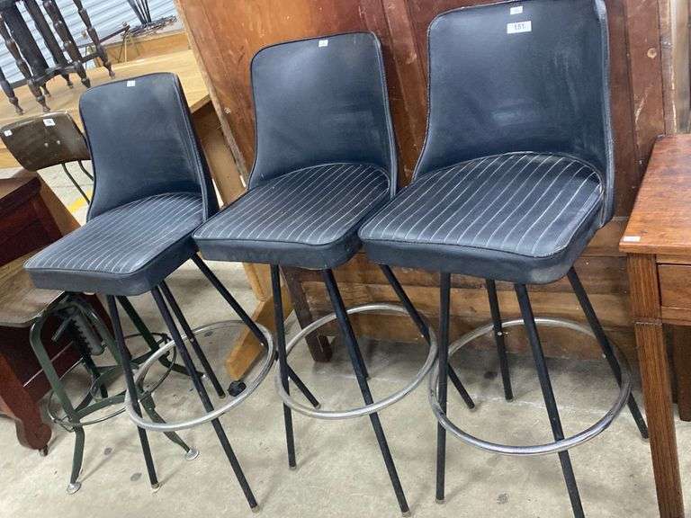 (3) MCM Stools, Minor Oxidation To Bases - Dixon's Auction at Crumpton
