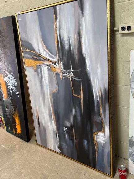 MCM Abstract Painting - Dixon's Auction at Crumpton