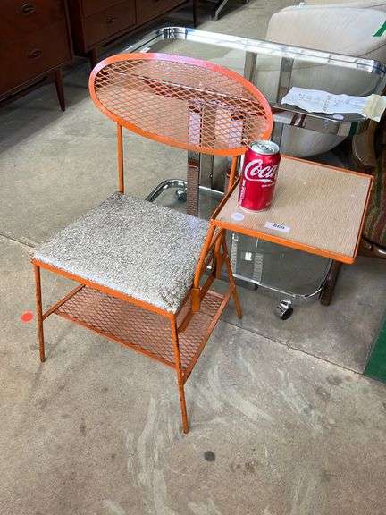 MCM Metal School Desk - Dixon's Auction at Crumpton