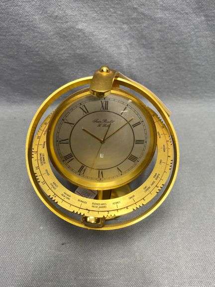 Jean Roulet Le Locle World Time Clock - Dixon's Auction at Crumpton