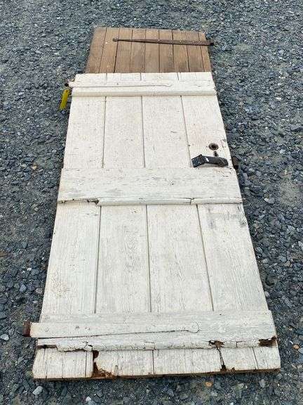2 Antique Architectural Salvage Doors - Dixon's Auction at Crumpton