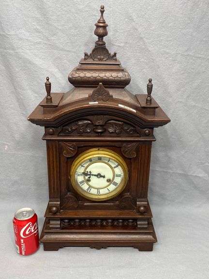 Antique Carved Mantle Clock - Dixon's Auction at Crumpton