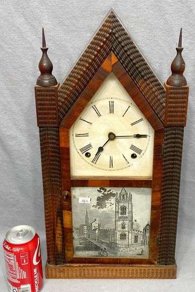 Antique Forestville Manufacturing Steeple Clock - Dixon's Auction at ...