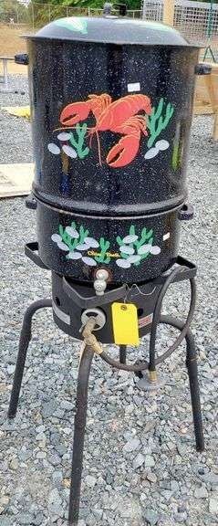 Camp Chef Propane Cooker, Lobster Pot, Etc. - Dixon's Auction at Crumpton