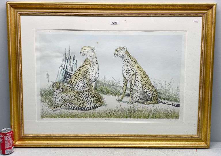 Mary Ann Lis Artist Signed Print, Foxing - Dixon's Auction at Crumpton
