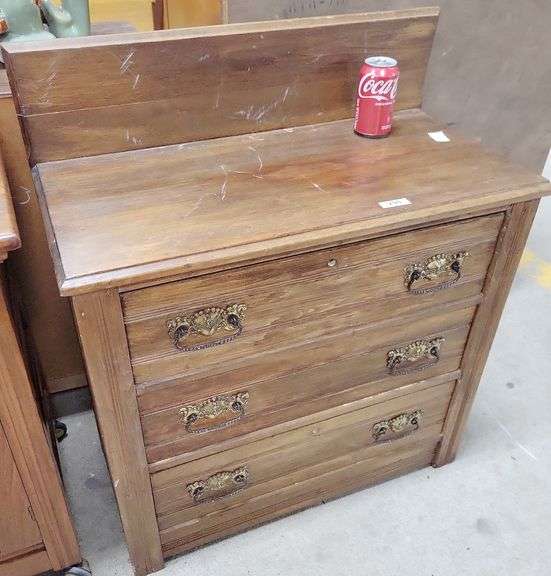 Victorian Washstand, Marks On Top And Split In Backsplash - Dixon's ...