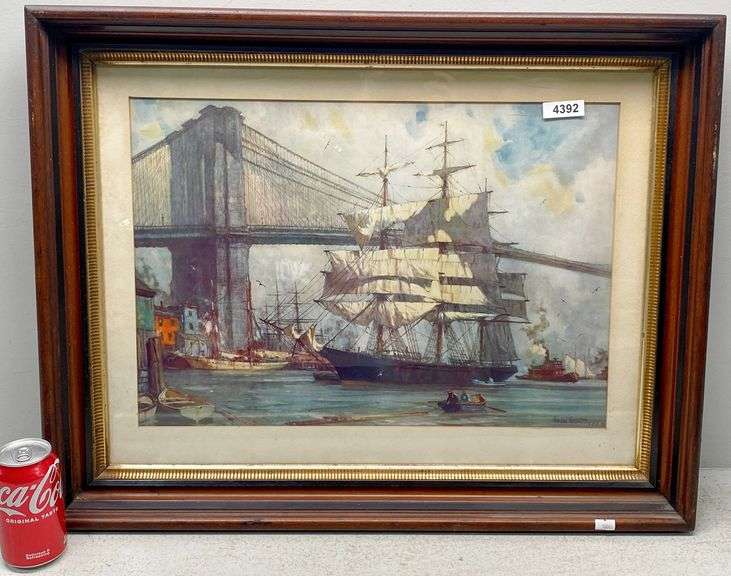 Gordon Grant Print - Dixon's Auction at Crumpton