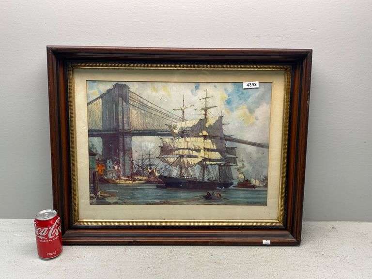 Gordon Grant Print - Dixon's Auction at Crumpton