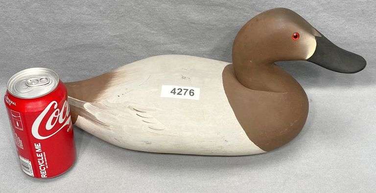 Stoney Point Decoys Canvasback Hen Duck Decoy - Dixon's Auction at Crumpton
