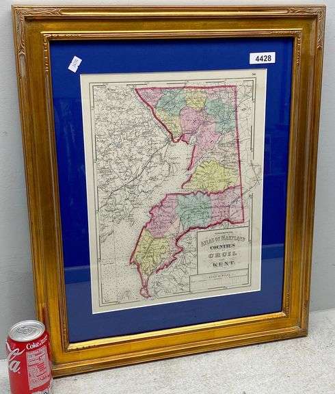 Cecil And Kent Counties Map - Dixon's Auction at Crumpton