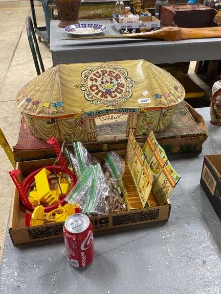 Vintage Marx Super Circus Play Set - Dixon's Auction at Crumpton