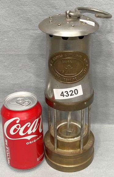 Antique E. Thomas & Williams Ltd. Miners Lantern - Dixon's Auction at ...