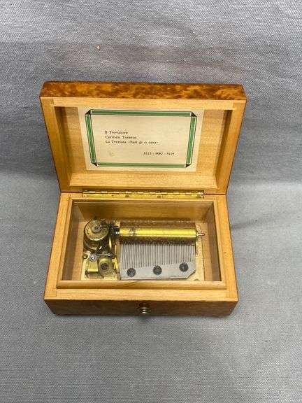 Vintage Cuendet Music Box - Dixon's Auction at Crumpton
