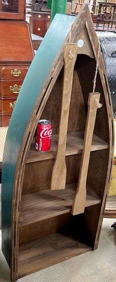 Farmhouse Rowboat Shelf - Dixon's Auction at Crumpton