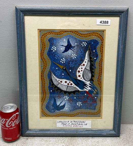 Leannie Wanjidari Australian Bird Painting - Dixon's Auction at Crumpton