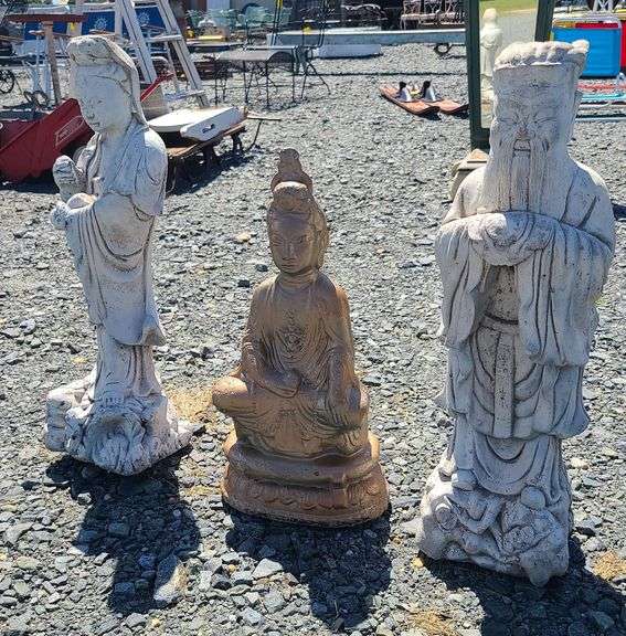 Asian Inspired Garden Statuary - Dixon's Auction at Crumpton