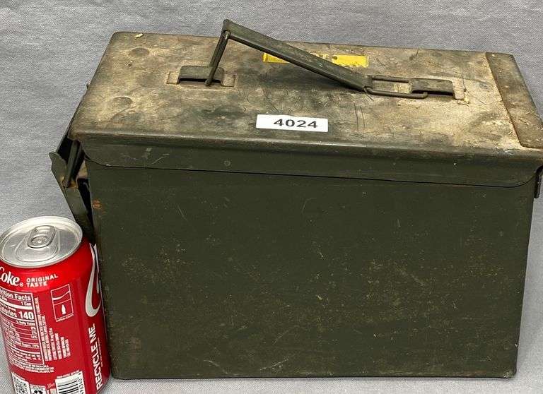 Vintage Military Ammo Box & Explosimeter - Dixon's Auction at Crumpton