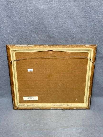 Roger Haas Watercolor - Dixon's Auction at Crumpton